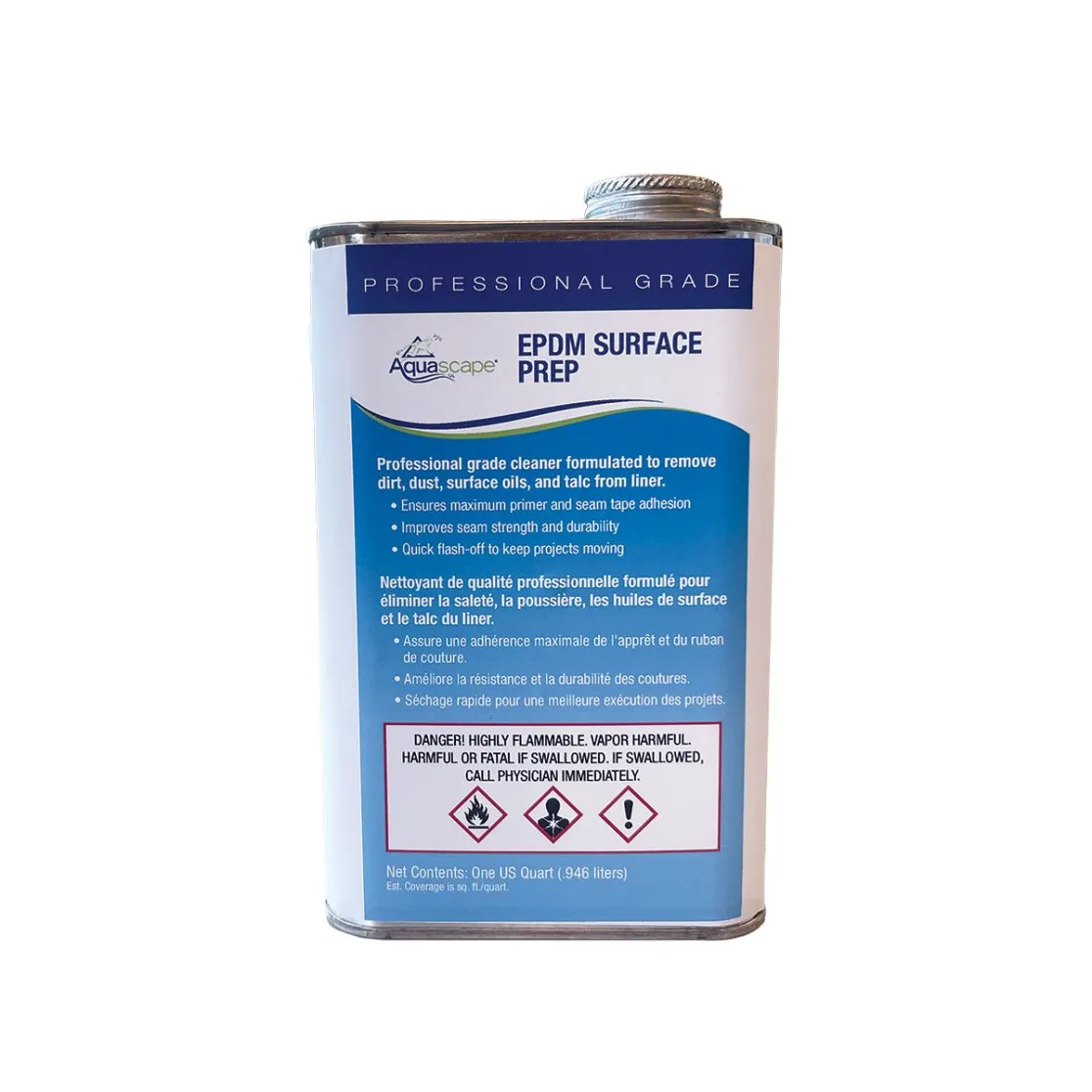 EPDM Surface Prep | Aquascape