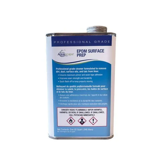 EPDM Surface Prep | Aquascape