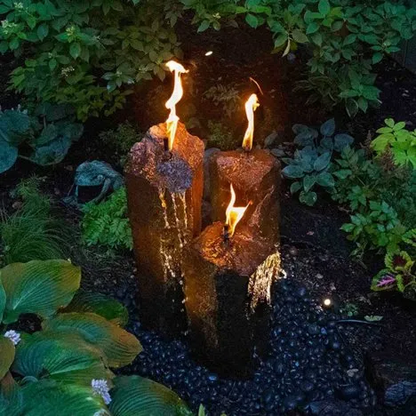 Fire and Water Feature | Aquascape Fire Fountains