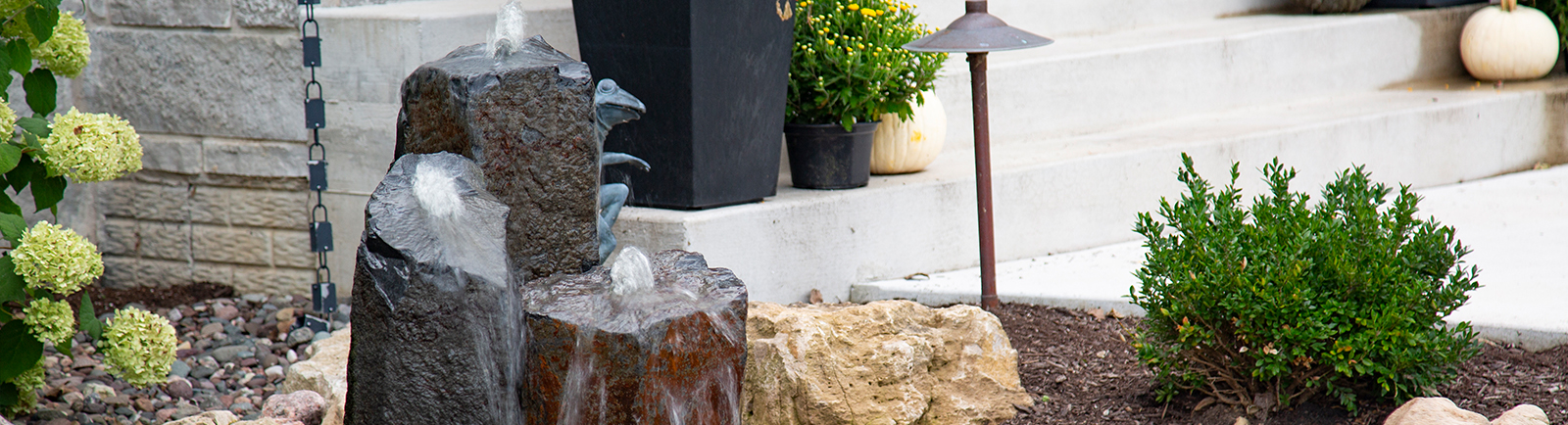 Outdoor Fountains | Water Features | Fire Fountains | Aquascape